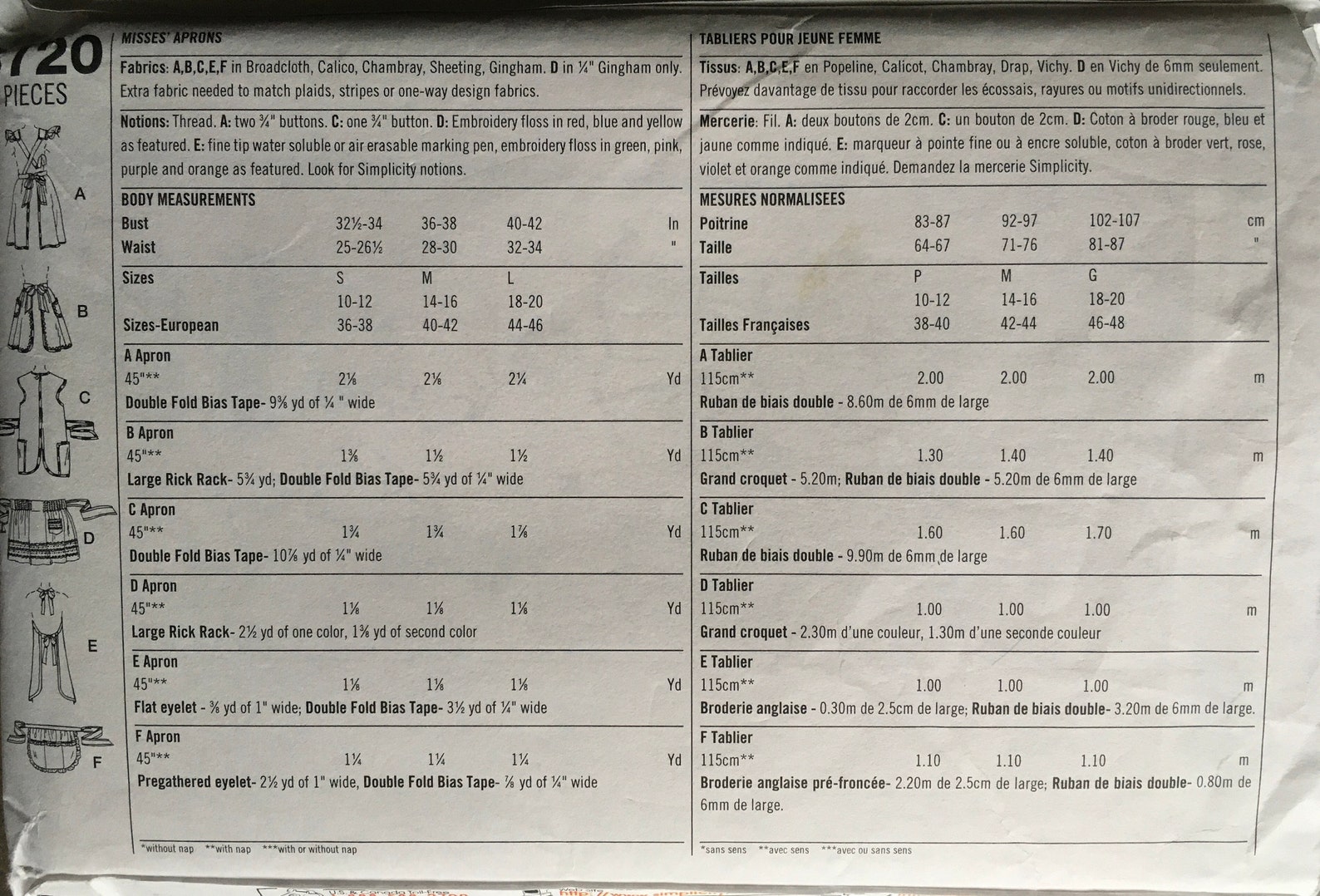 Simplicity 8720 Sewing Pattern vintage CUT - Etsy