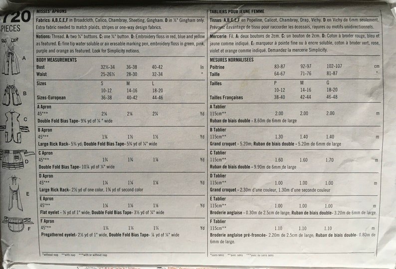 Simplicity 8720 Sewing Pattern vintage CUT - Etsy