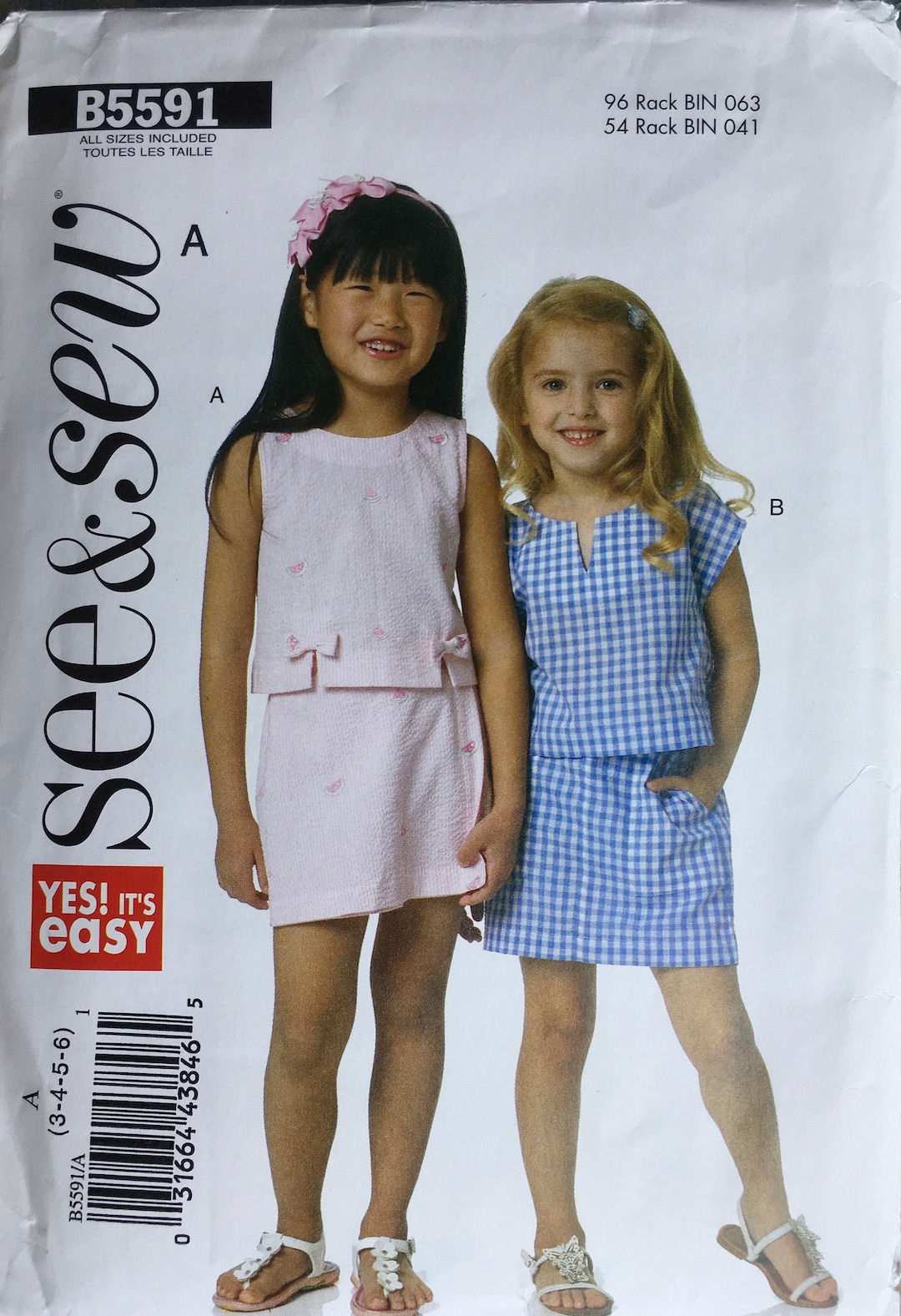 See & Sew 5591 Sewing Pattern UNCUT - Etsy