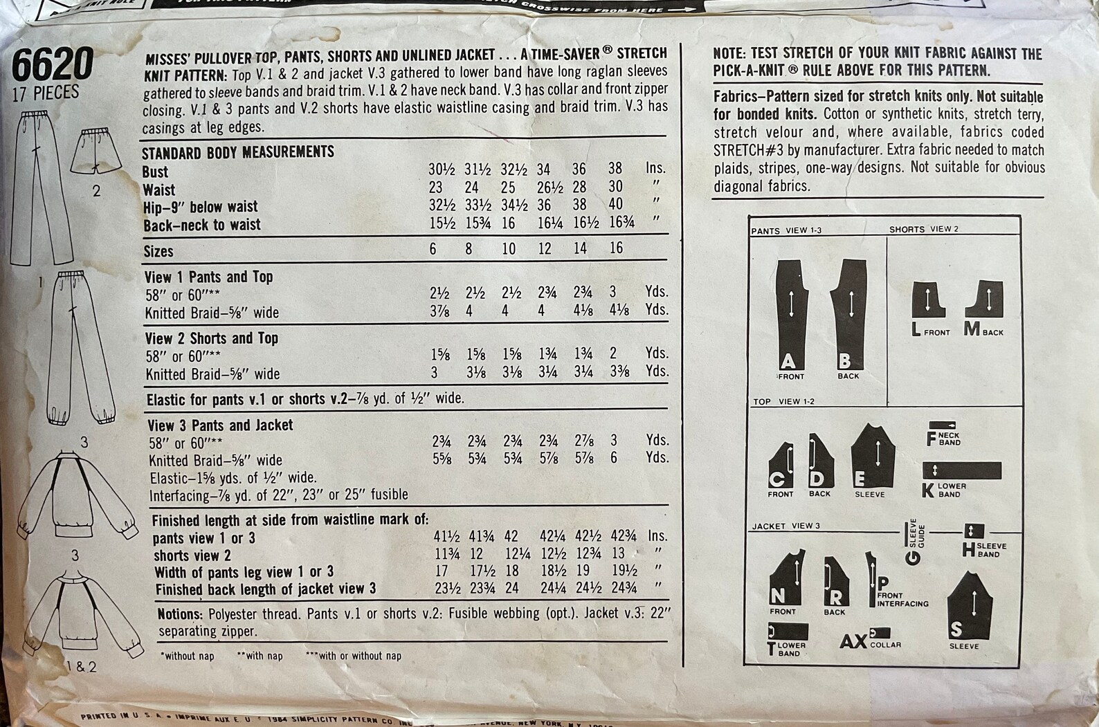 Simplicity 6620 Sewing Pattern vintage UNCUT - Etsy