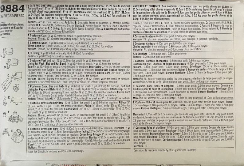 Simplicity 9884 Sewing Pattern vintage UNCUT - Etsy