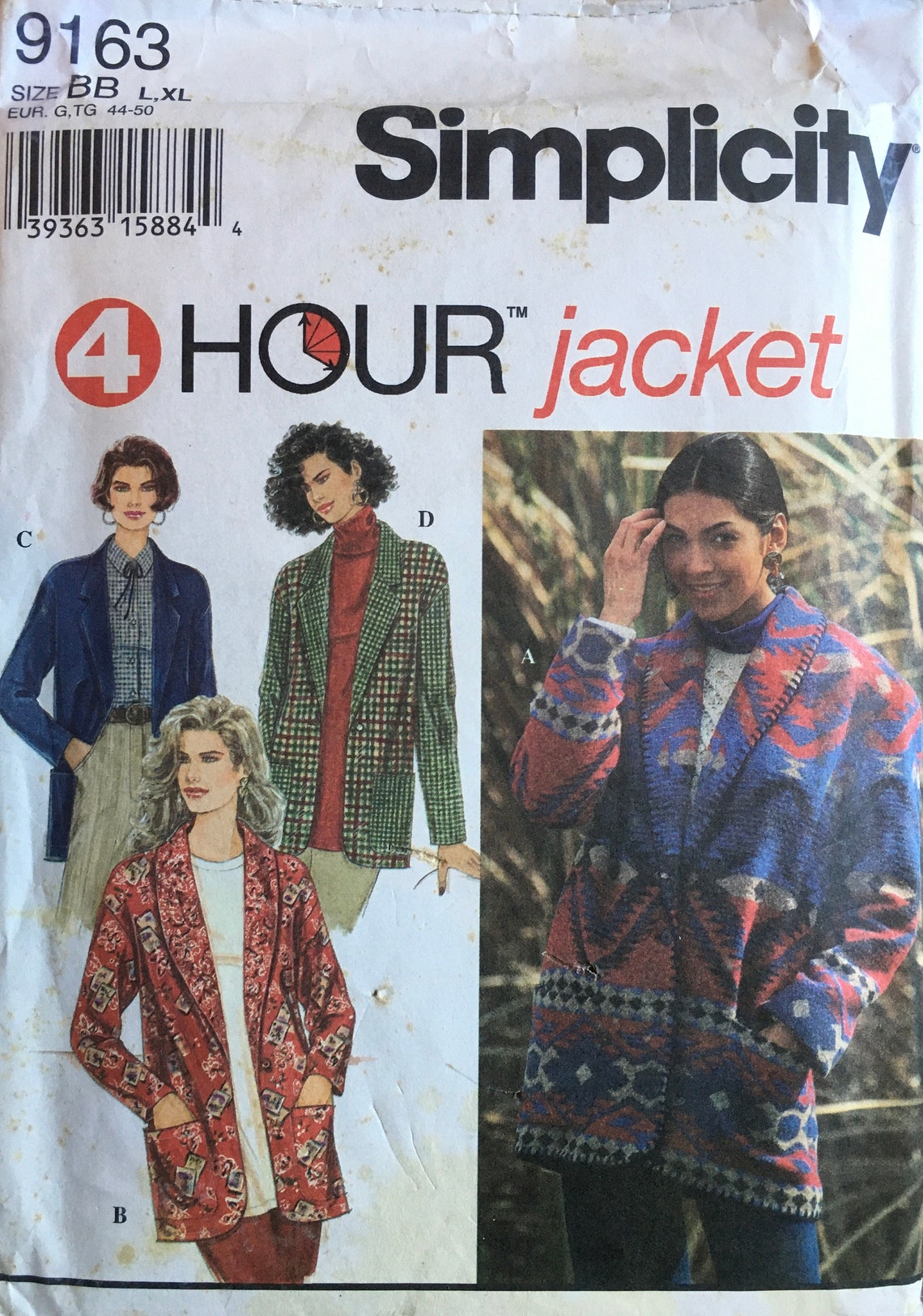 Simplicity 9163 Sewing Pattern vintage UNCUT - Etsy