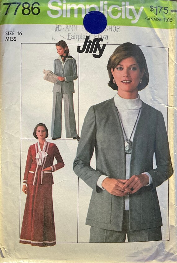 Simplicity 7786 Sewing Pattern vintage UNCUT | Etsy