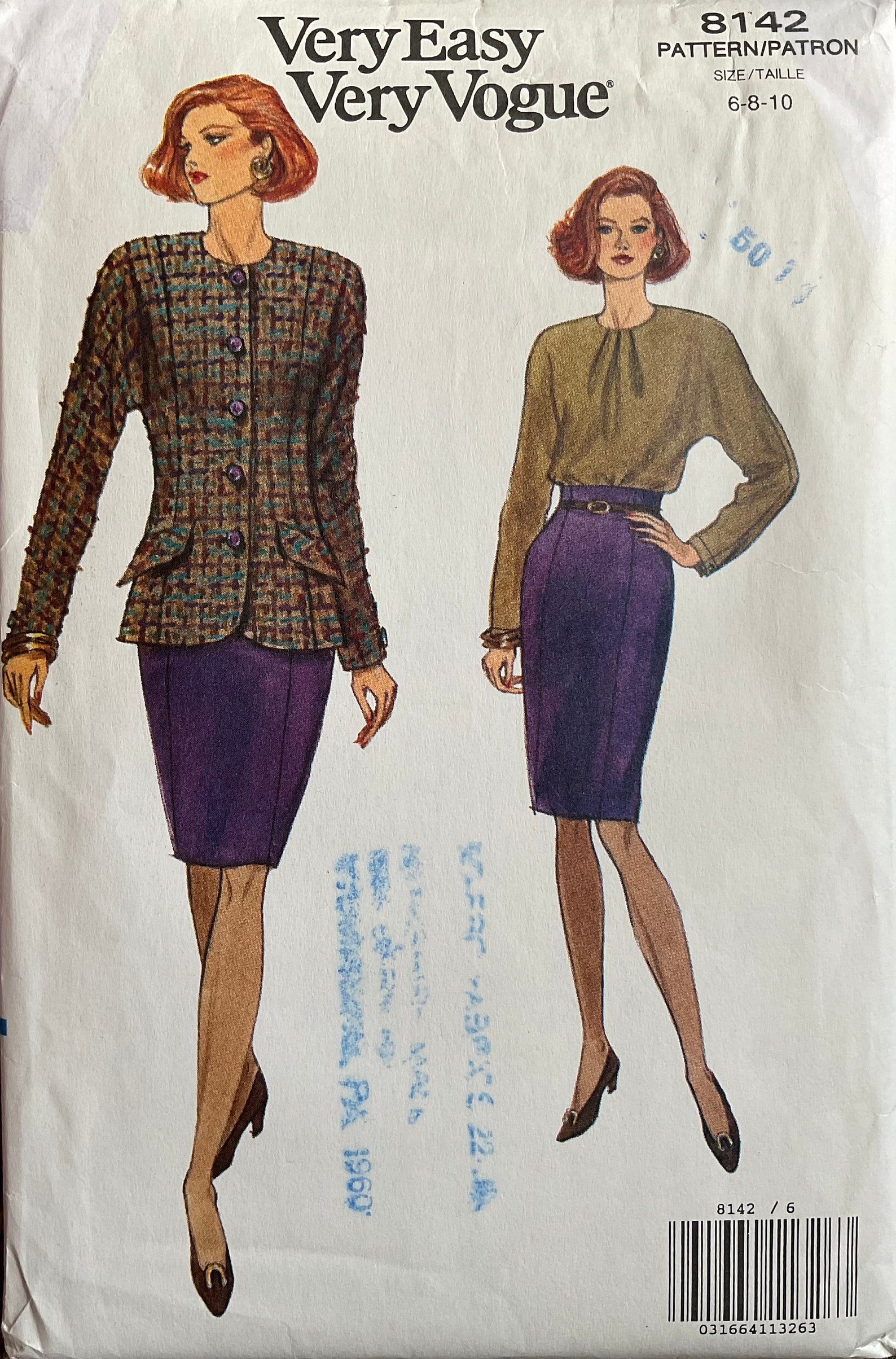 Vogue 8142 Sewing Pattern vintage UNCUT - Etsy