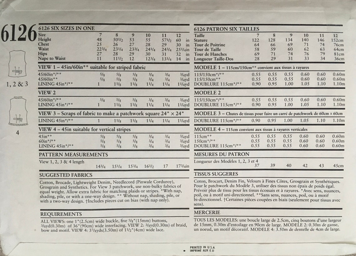 New Look 6126 Sewing Pattern vintage UNCUT/CUT - Etsy