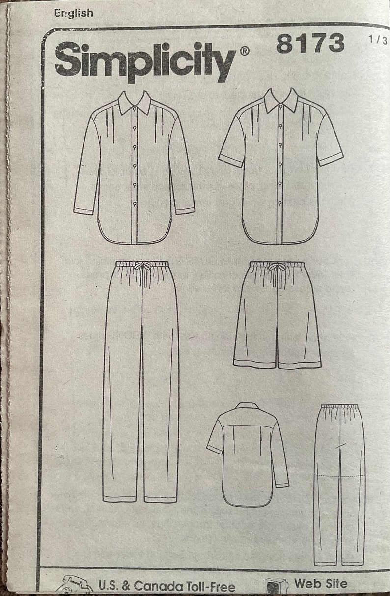 Simplicity 8173 Sewing Pattern vintage CUT - Etsy