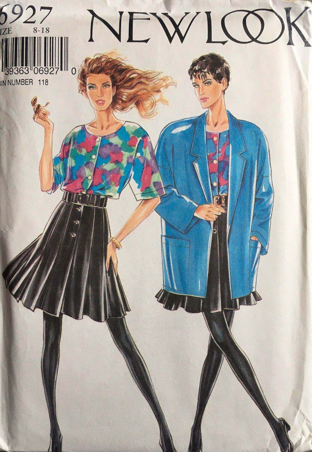 New Look 6927 Sewing Pattern vintage UNCUT - Etsy