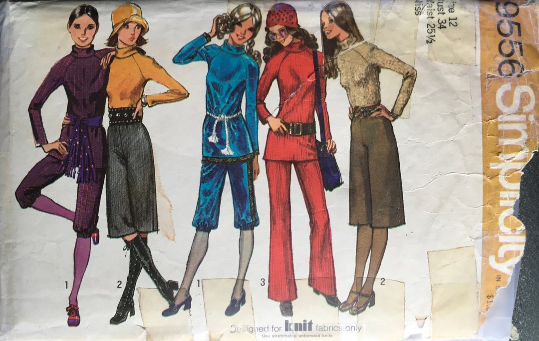 Simplicity 9556 Sewing Pattern vintage CUT - Etsy