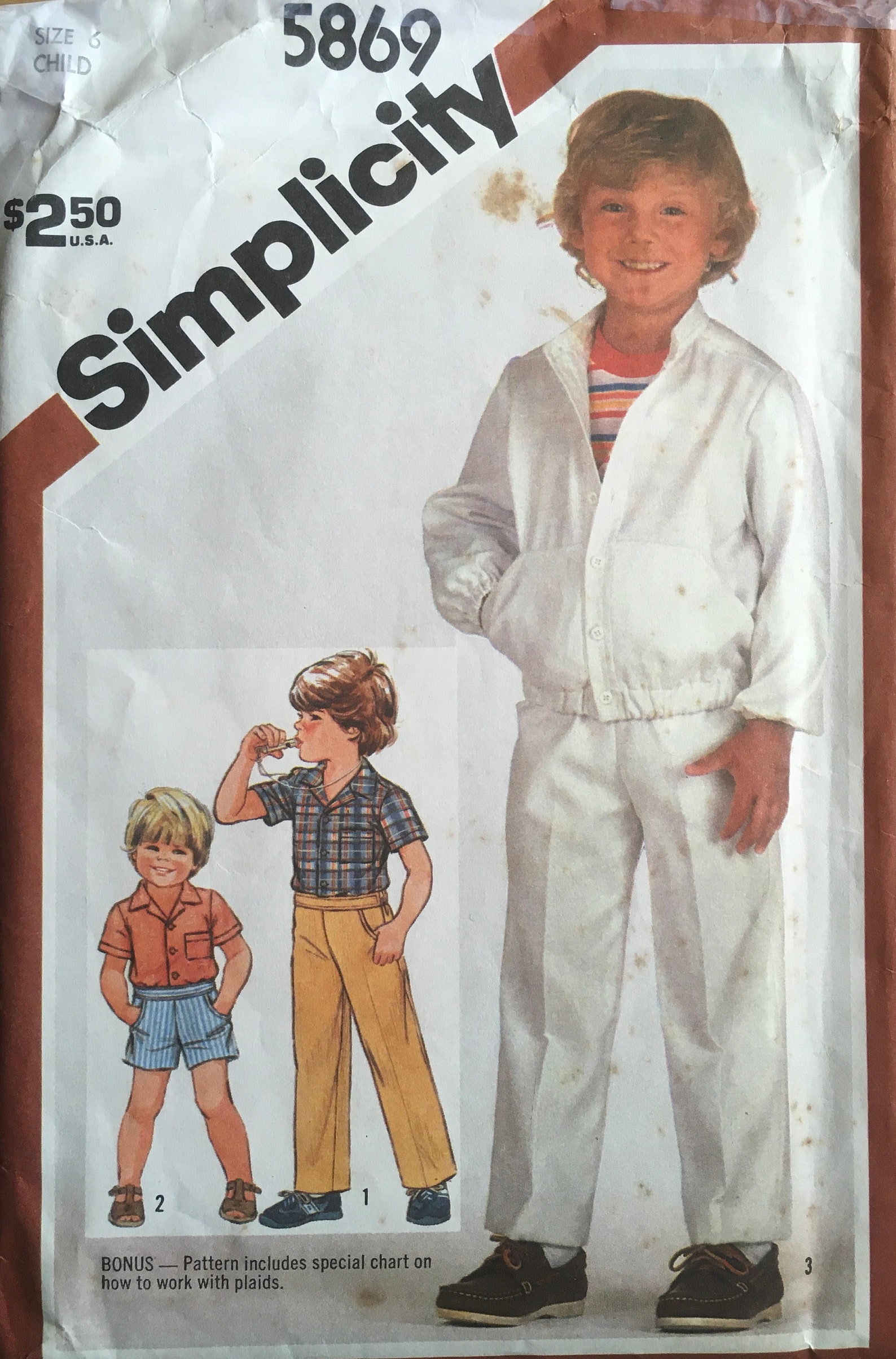 Simplicity 5869 Sewing Pattern vintage CUT - Etsy