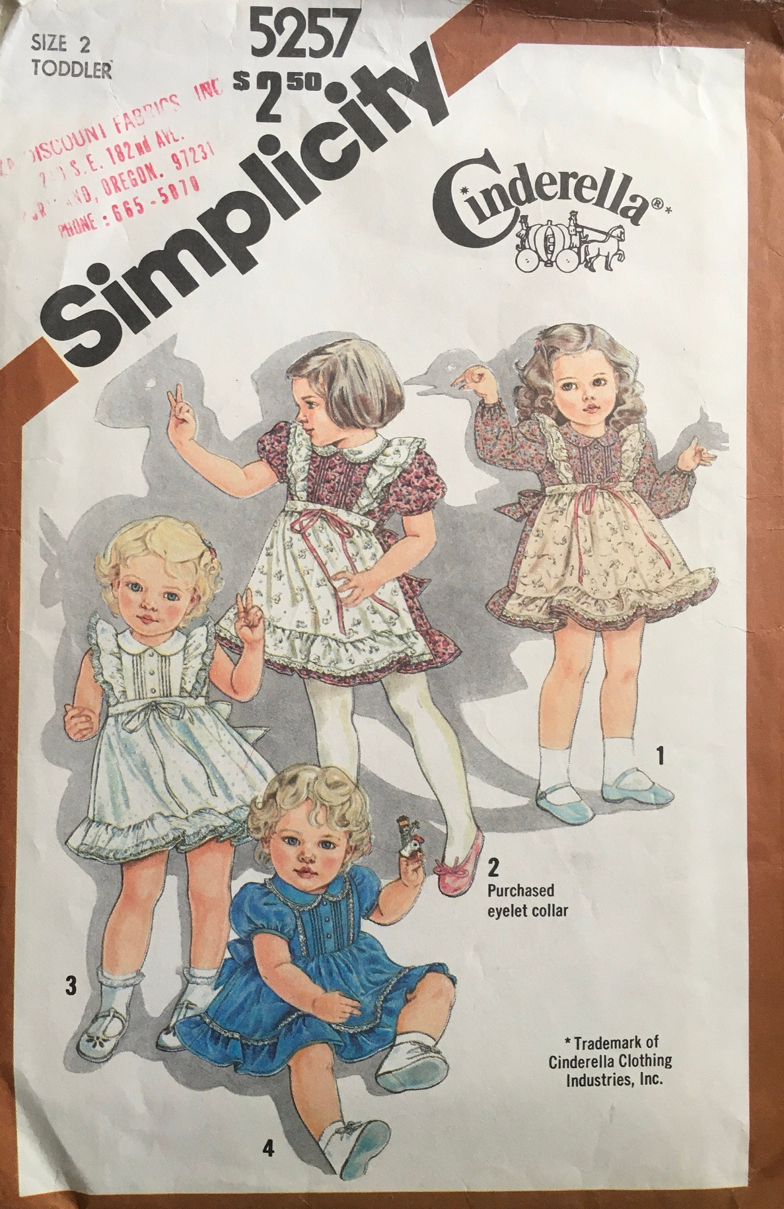 Simplicity 5257 Sewing Pattern Vintage CUT | Etsy