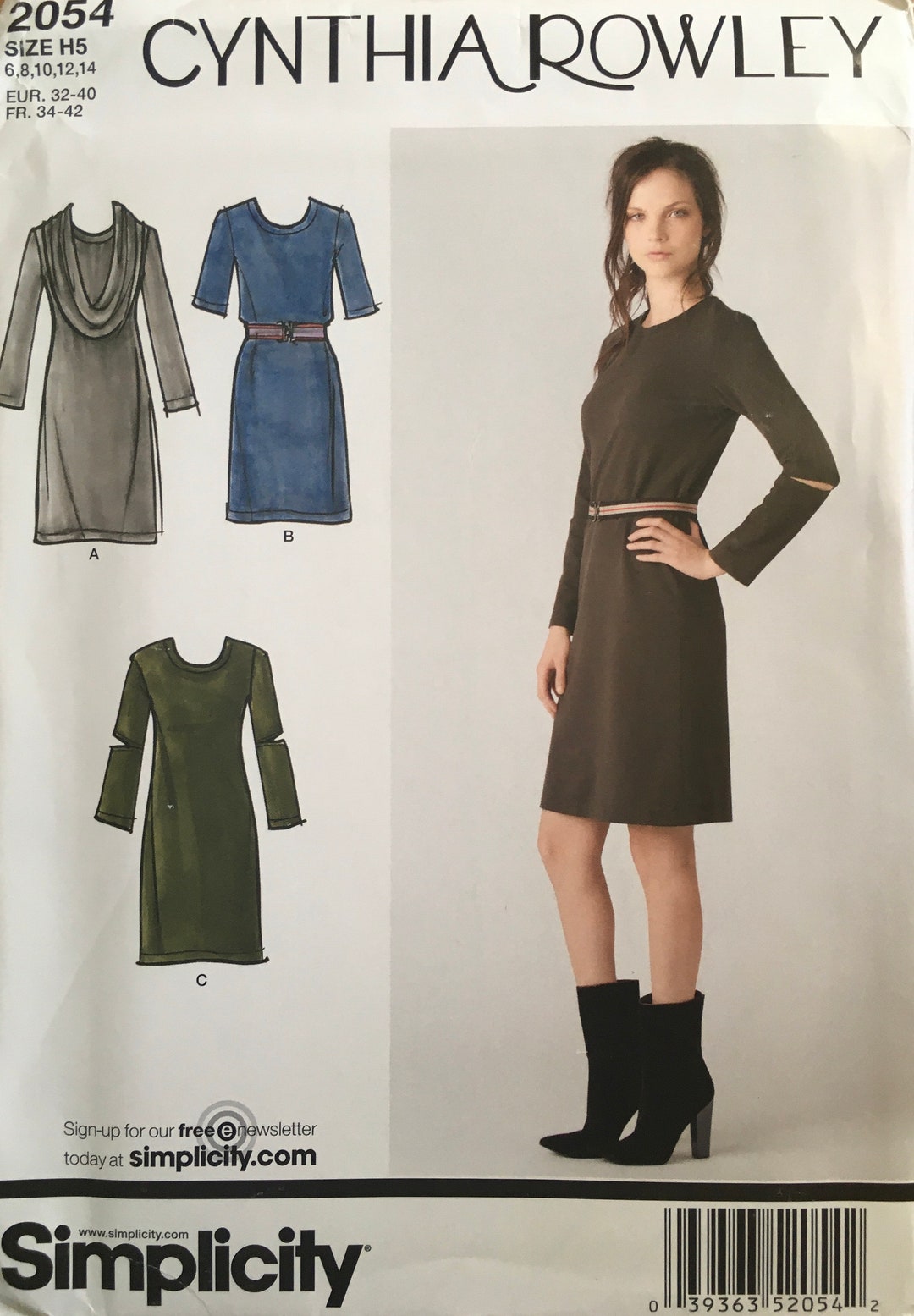 Simplicity 2054 Sewing Pattern UNCUT - Etsy