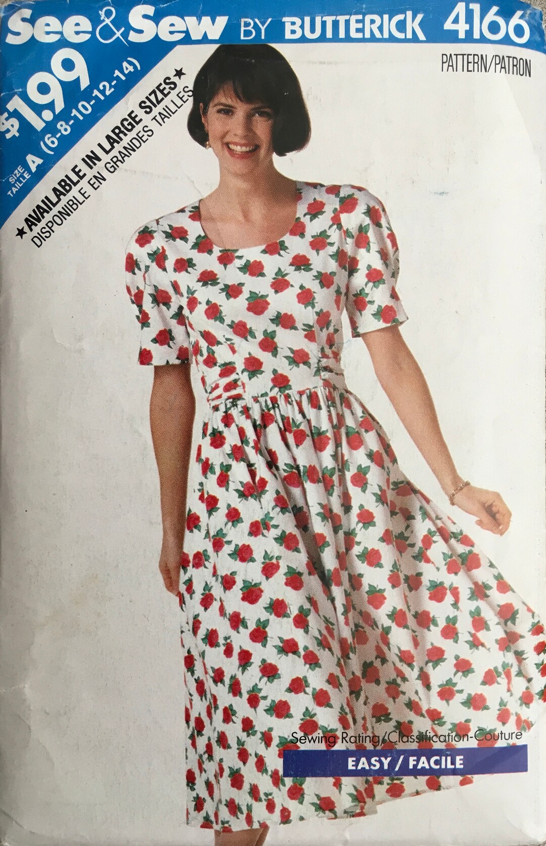 See & Sew 4166 Sewing Pattern vintage CUT - Etsy