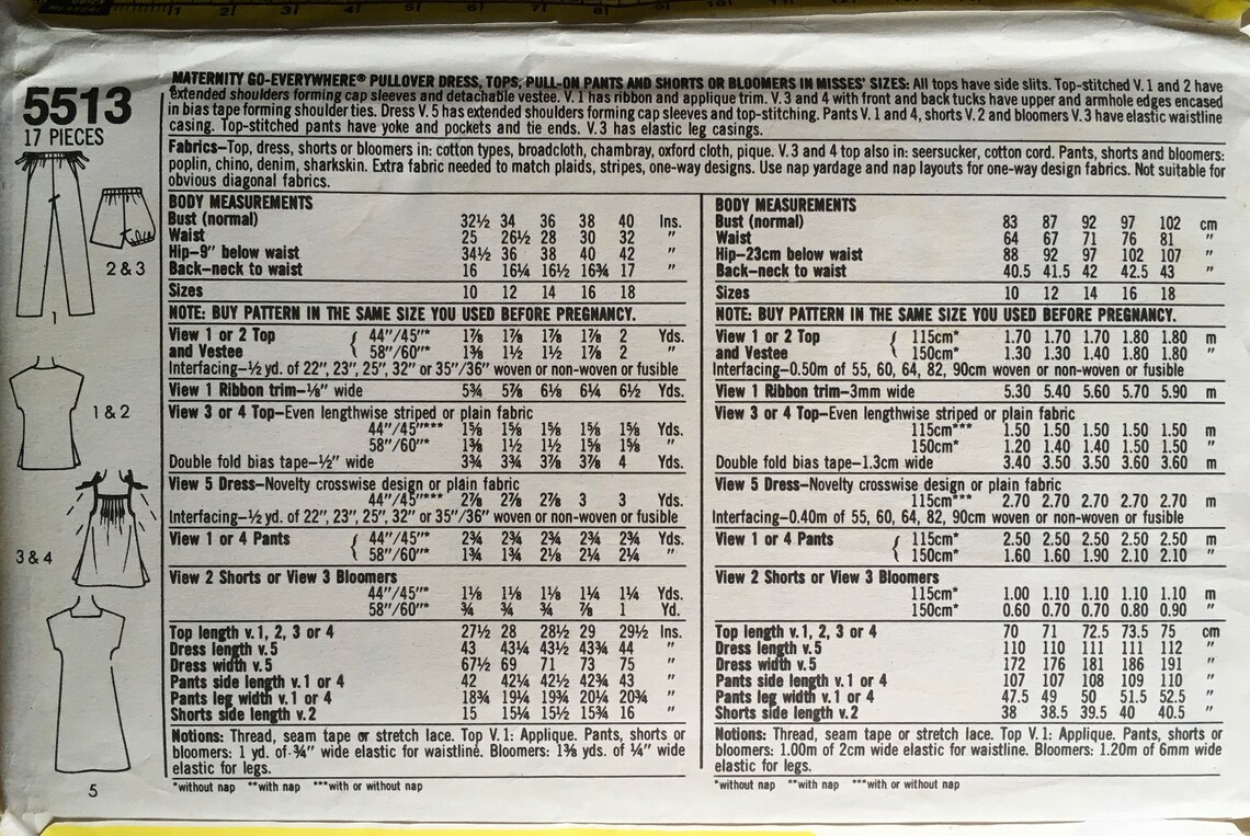 Simplicity 5513 Sewing Pattern vintage UNCUT - Etsy