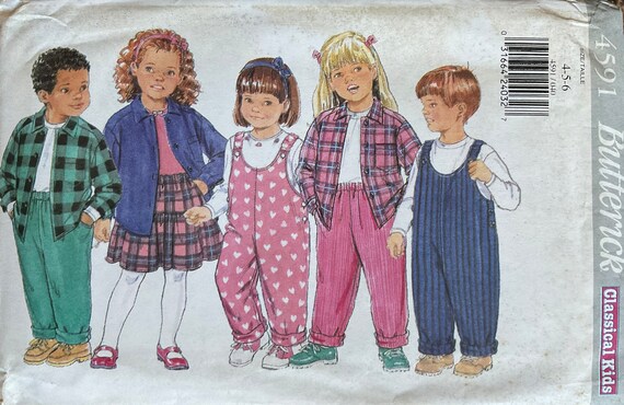 Butterick 4591 Sewing Pattern vintage UNCUT/CUT - Etsy