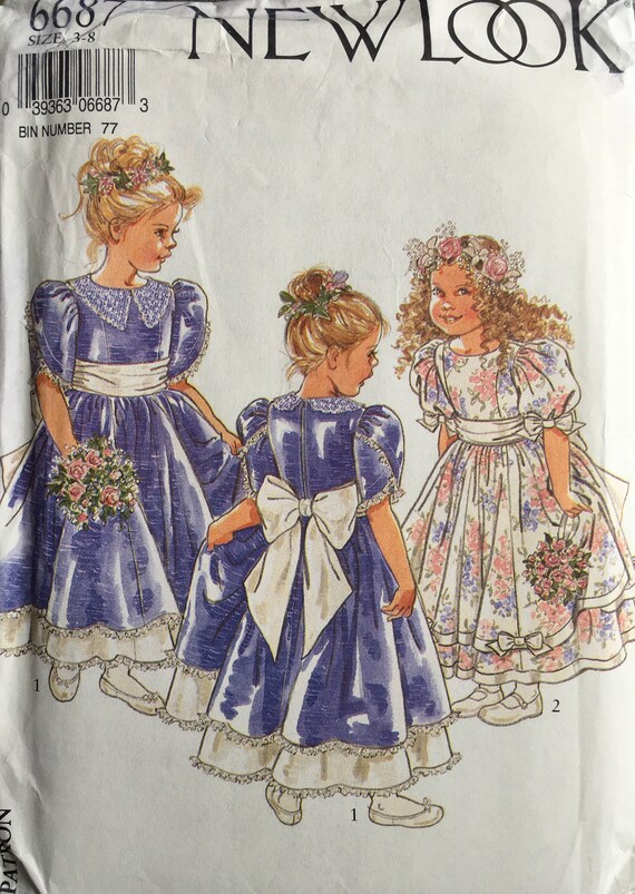 New Look 6687 Sewing Pattern vintage UNCUT | Etsy