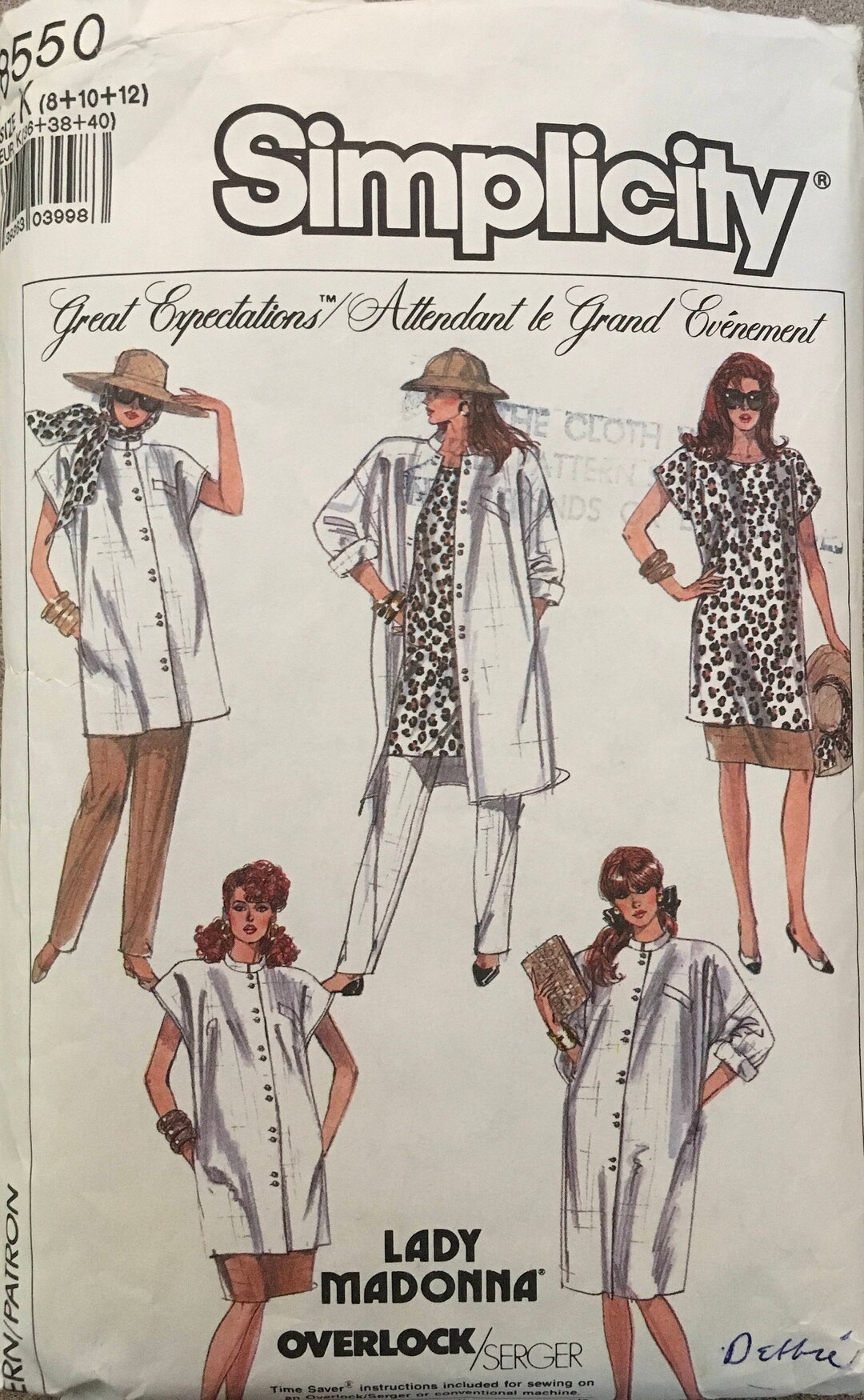 Simplicity 8550 Sewing Pattern vintage CUT - Etsy