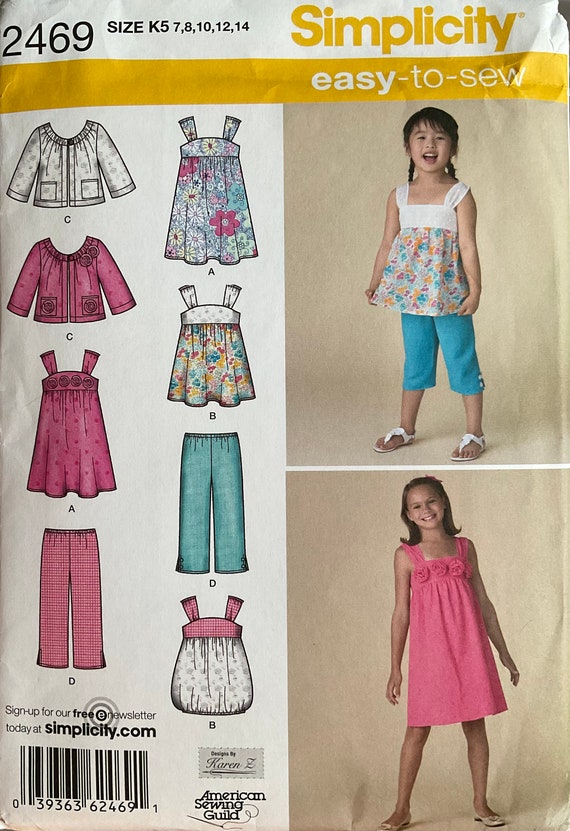 Simplicity 2469 Sewing Pattern UNCUT | Etsy