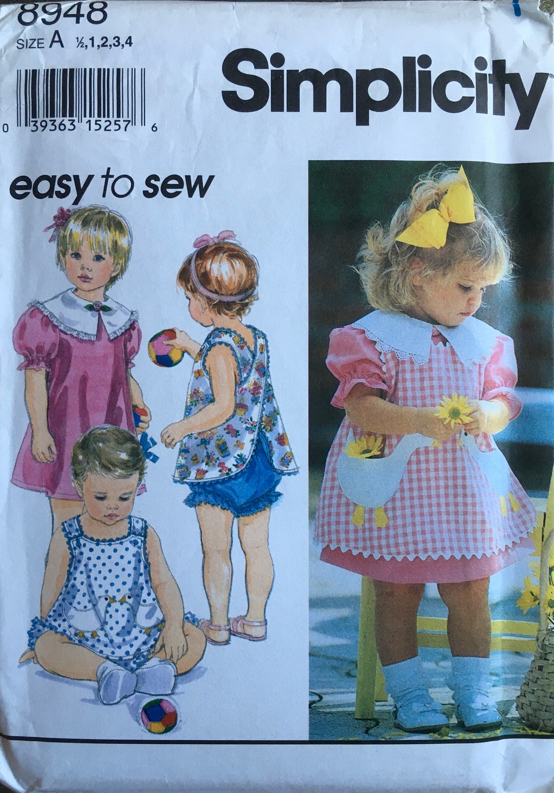 Simplicity 8948 Sewing Pattern vintage UNCUT/CUT - Etsy