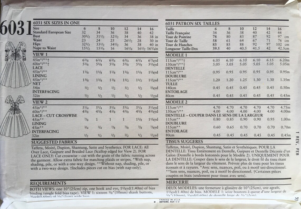 New Look 6031 Sewing Pattern vintage UNCUT - Etsy