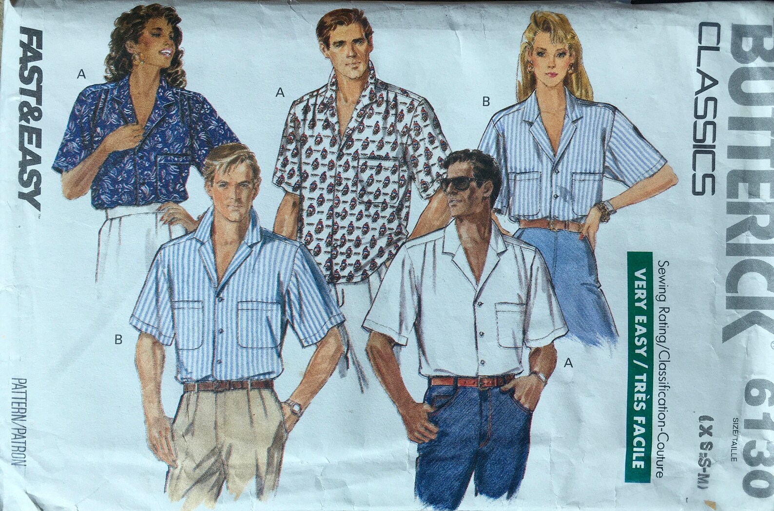 Butterick 6130 Sewing Pattern vintage CUT - Etsy