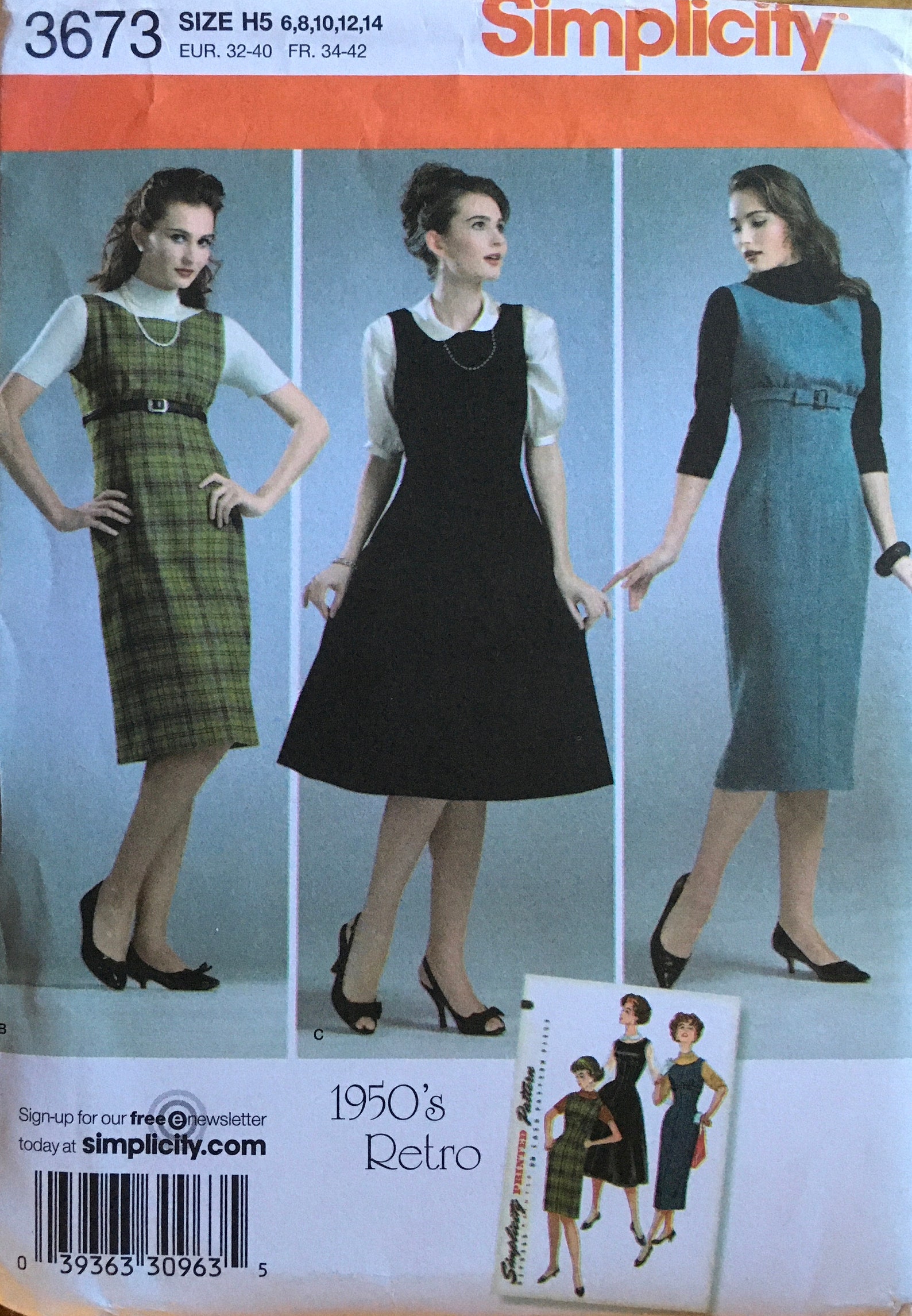 Simplicity 3673 Sewing Pattern UNCUT - Etsy