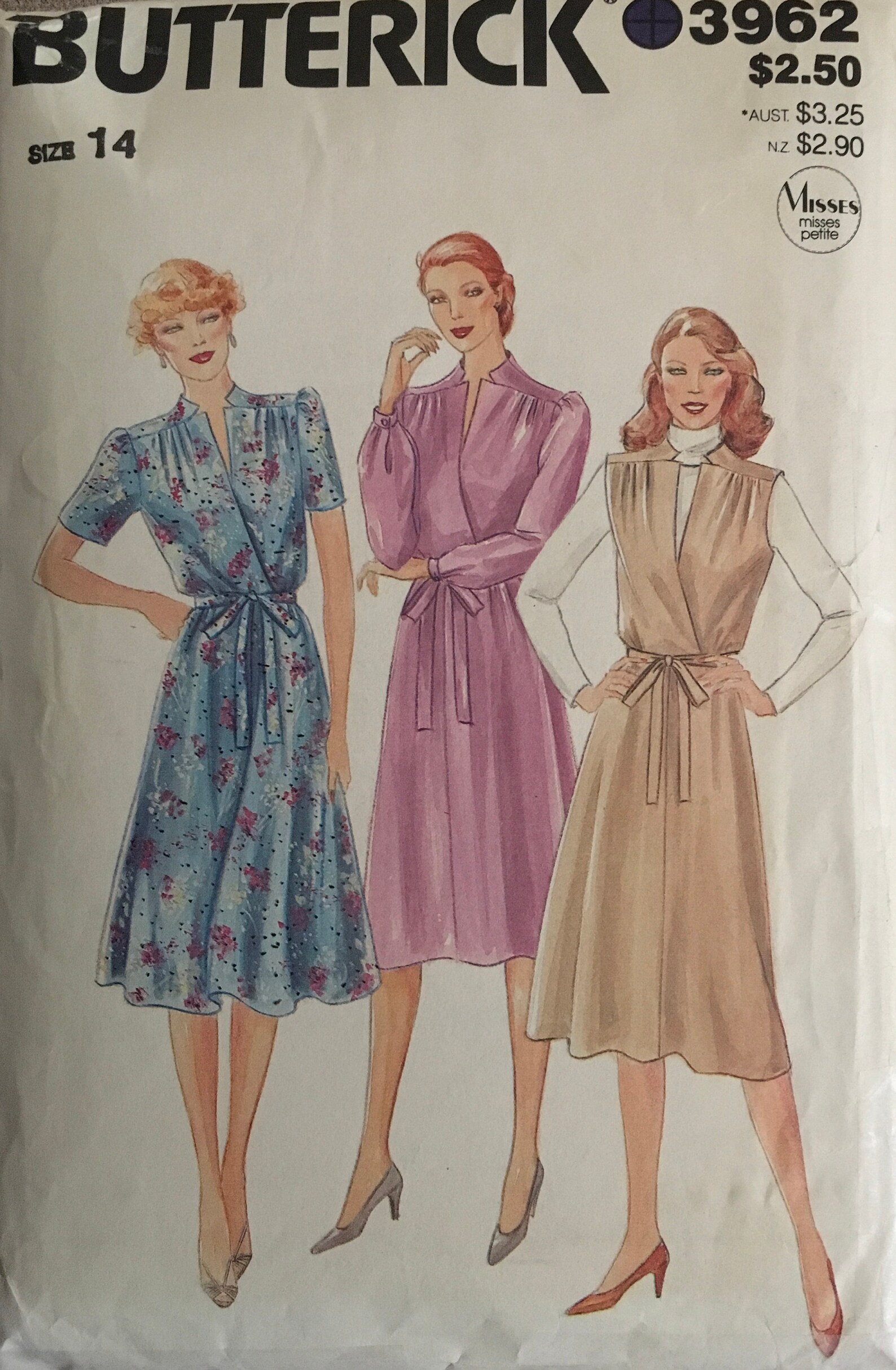 Butterick 3962 Sewing Pattern vintage CUT - Etsy