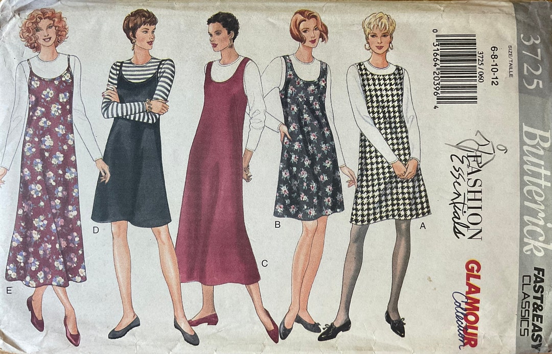 Butterick 3725 Sewing Pattern vintage UNCUT - Etsy