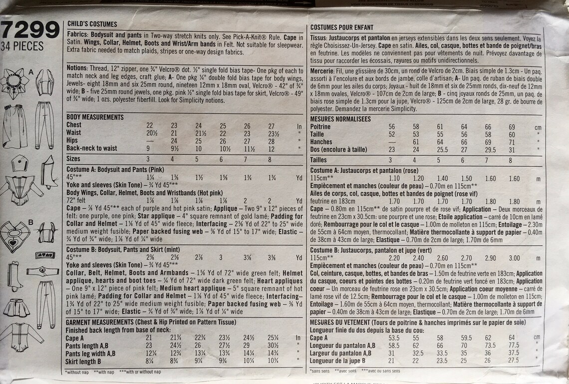 Simplicity 7299 Sewing Pattern vintage UNCUT | Etsy