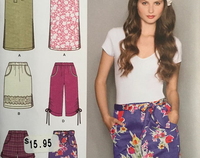 Uncut Women's Pull-on Skirt Pants Shorts Sewing Pattern - Etsy