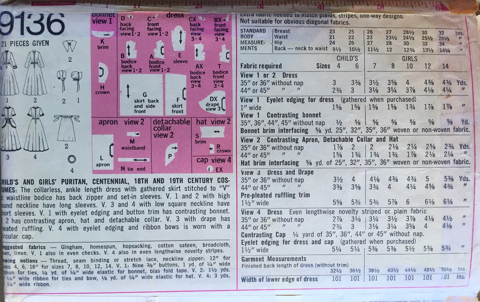 Simplicity 9136 Sewing Pattern vintage UNCUT - Etsy