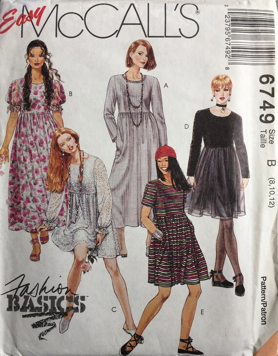 Mccall's 6749 Sewing Pattern vintage UNCUT - Etsy