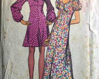 Simplicity 7284 Sewing Pattern vintage CUT | Etsy