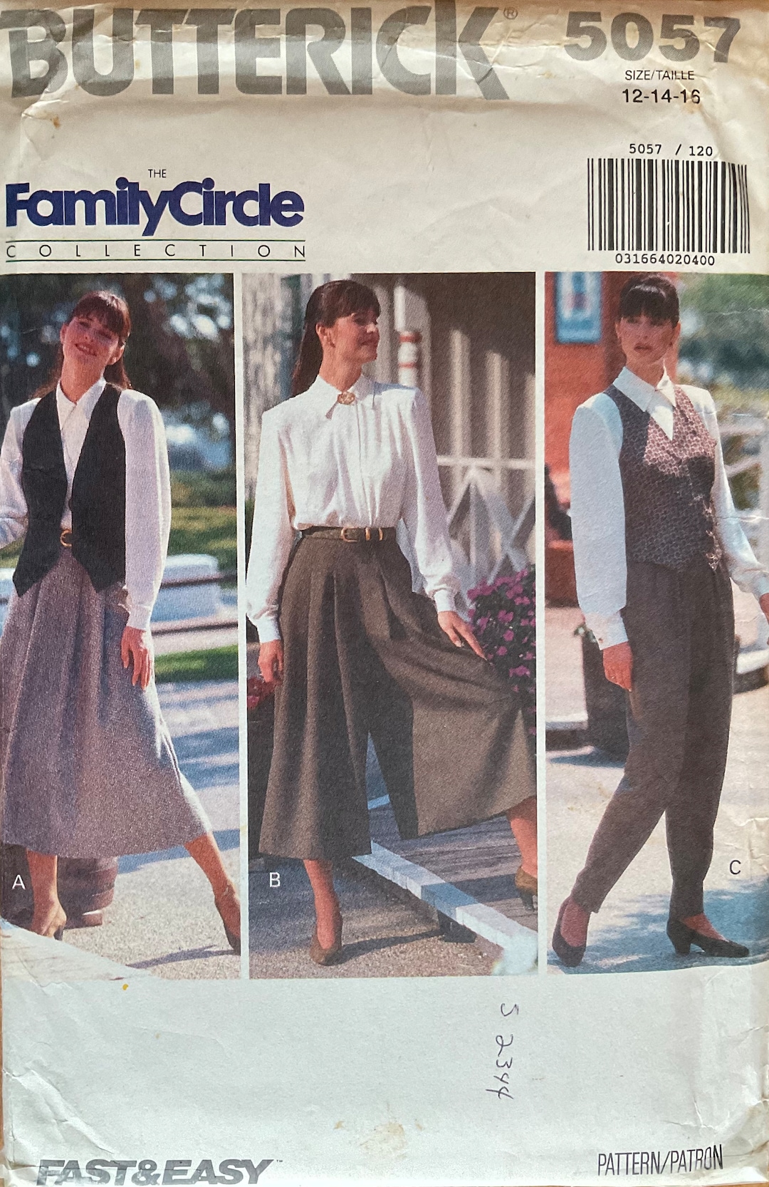 Butterick 5057 Sewing Pattern vintage UNCUT - Etsy