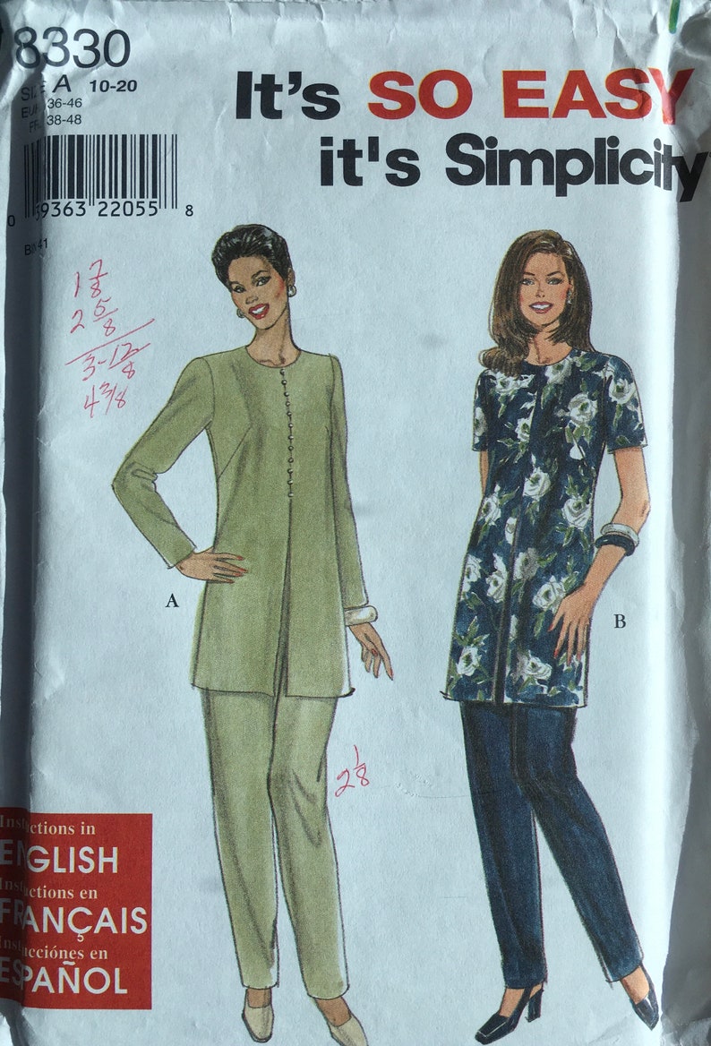 Simplicity 8330 Sewing Pattern vintage UNCUT - Etsy