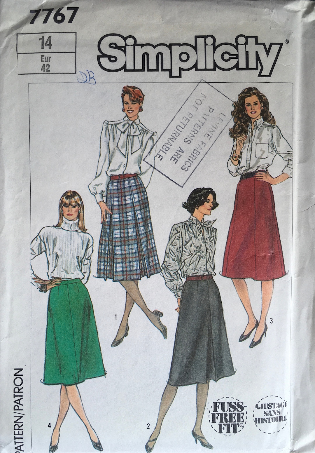 Simplicity 7767 Sewing Pattern vintage UNCUT - Etsy