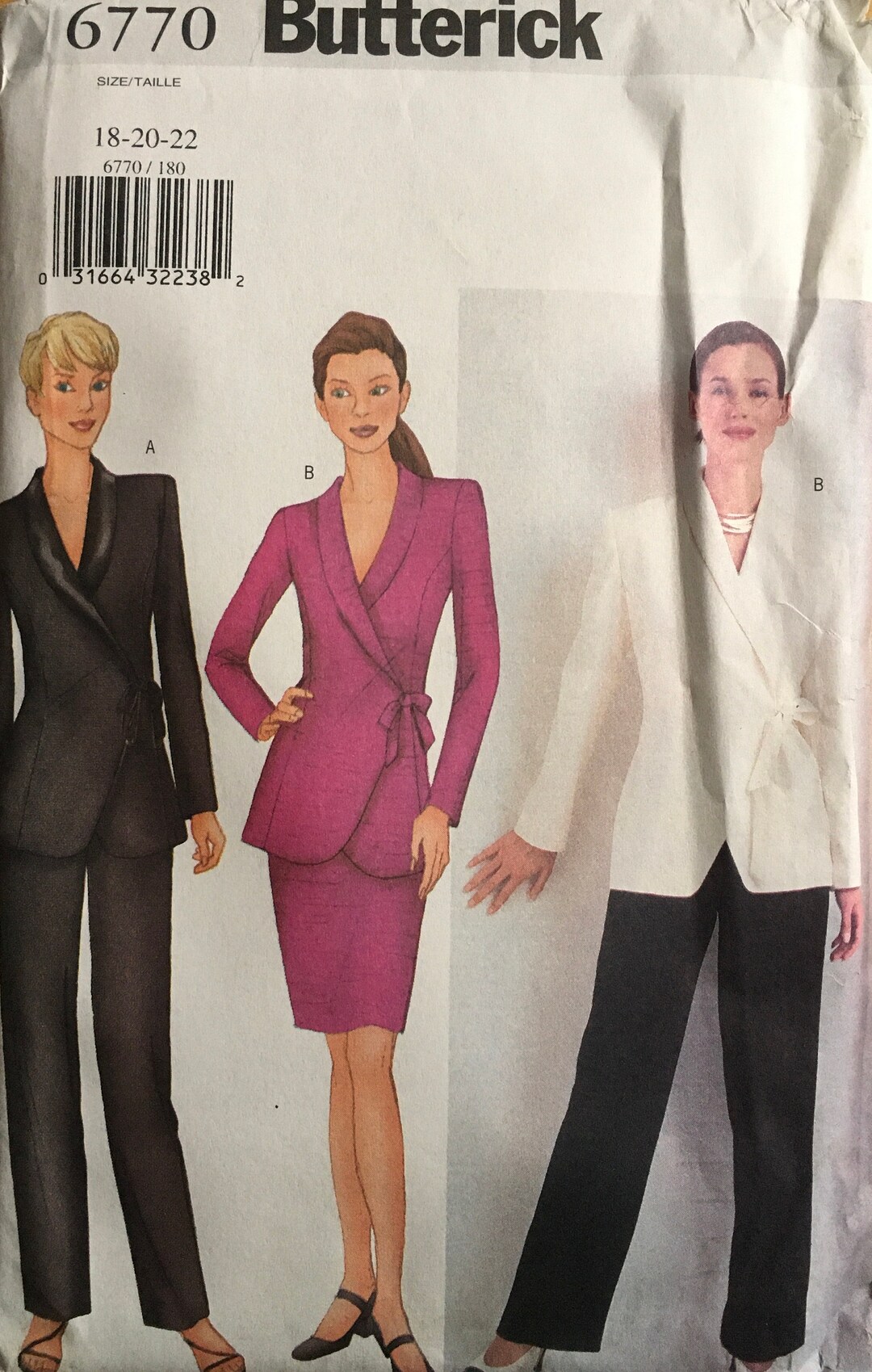 Butterick 6770 Sewing Pattern vintage UNCUT - Etsy