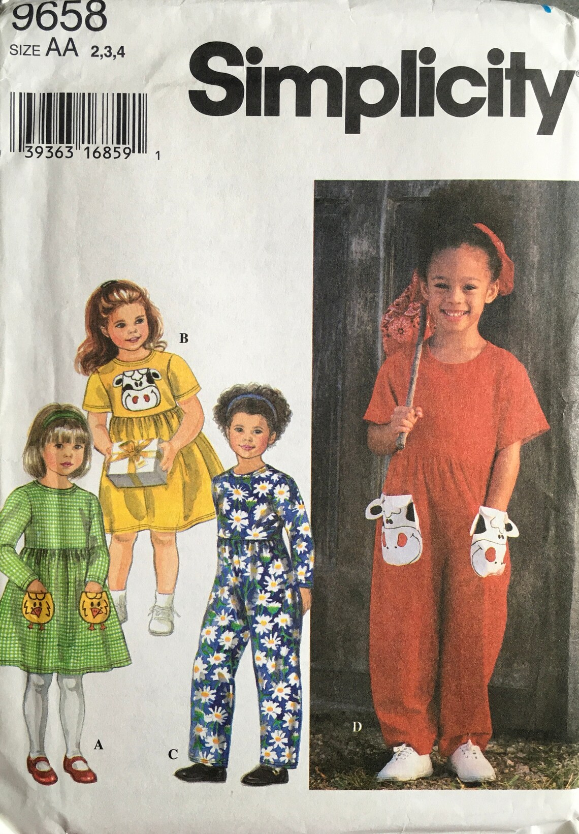 Simplicity 9658 Sewing Pattern vintage UNCUT - Etsy