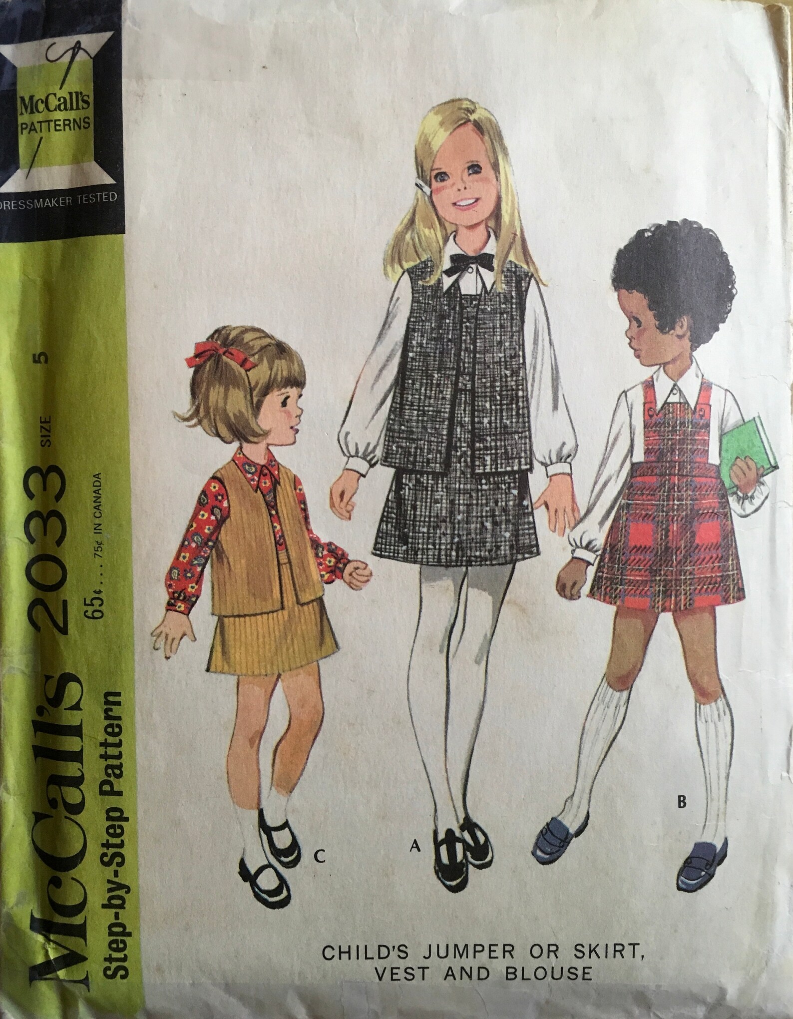 Mccall's 2033 Sewing Pattern vintage CUT - Etsy