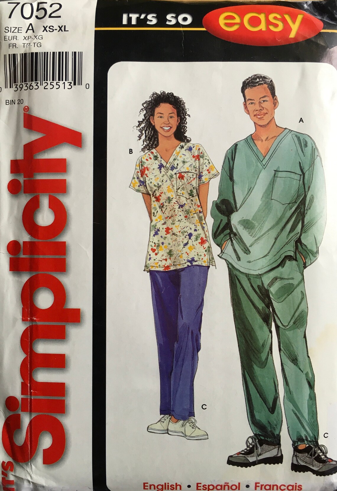 Simplicity 7052 Sewing Pattern vintage CUT - Etsy