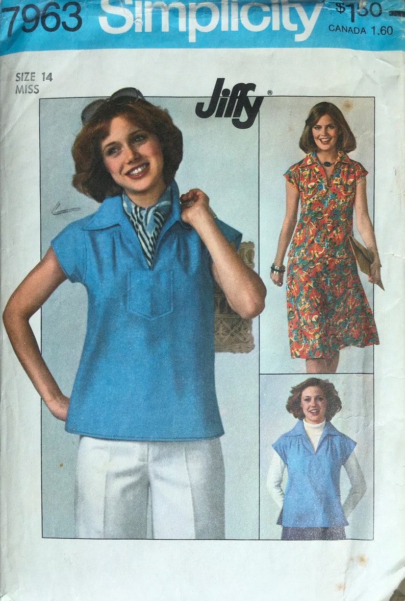 Simplicity 7963 Sewing Pattern vintage CUT - Etsy