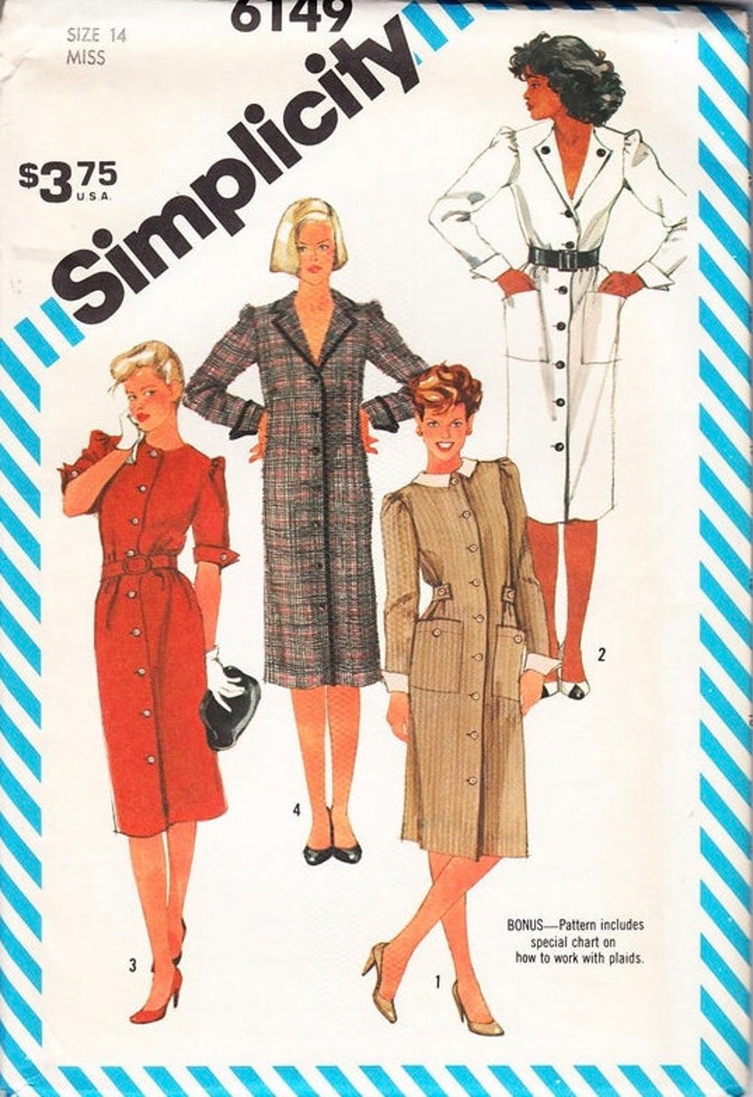 Simplicity 6149 Sewing Pattern vintage UNCUT - Etsy