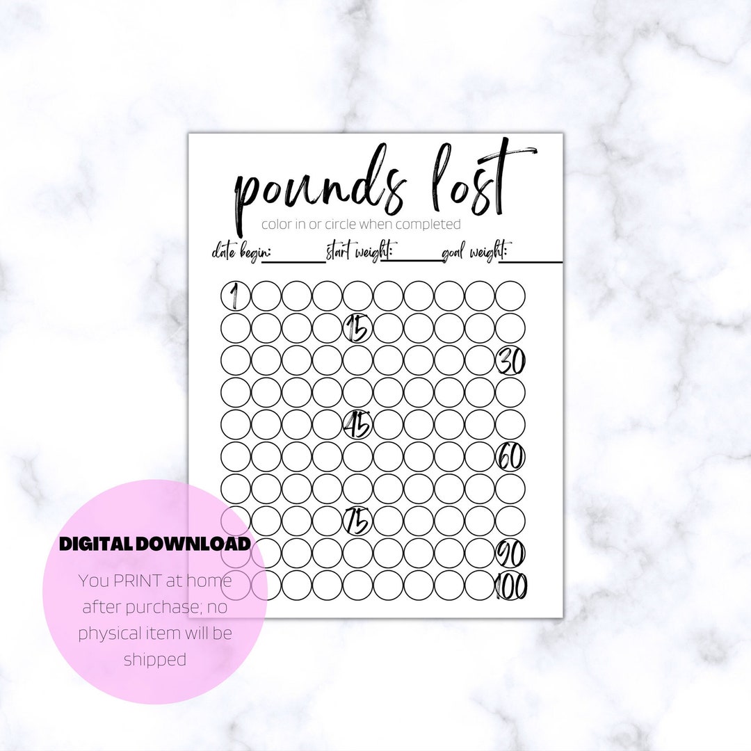 Optavia Program Tracker,pounds Lost Tracker Health Daily Planner ...