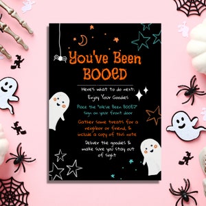 You've Been Booed Printable|boo BASKET Gift|halloween Gift|booed Kit ...