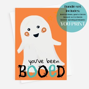 You've Been Booed Printable|boo BASKET Gift|halloween Gift|booed Kit ...