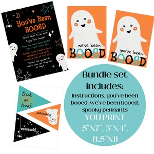 You've Been Booed Printable|boo BASKET Gift|halloween Gift|booed Kit ...