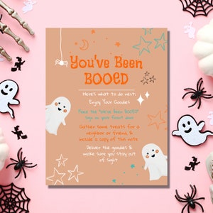 You've Been Booed Printable|boo BASKET Gift|halloween Gift|booed Kit ...