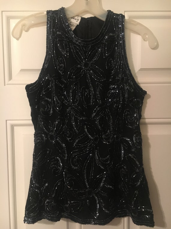 black beaded elegant - Gem