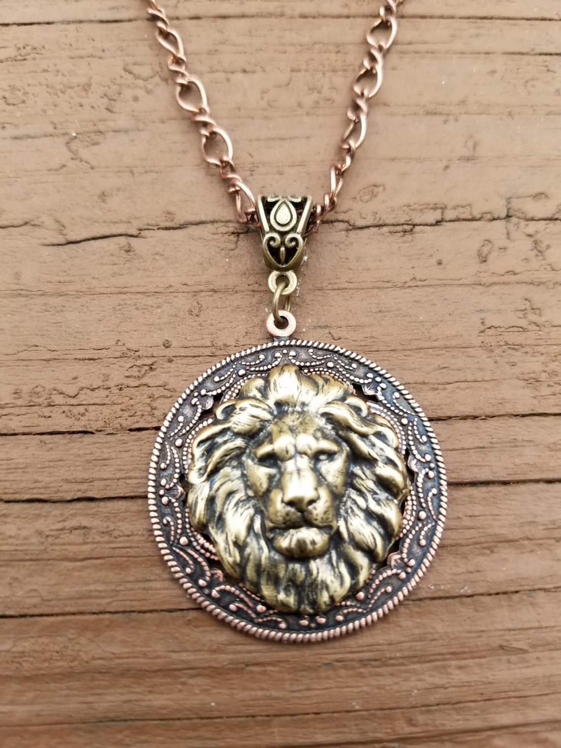 Lion Necklace | Etsy
