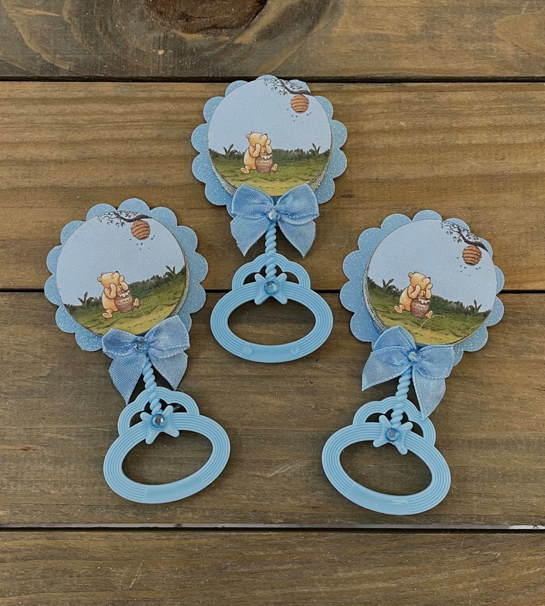 Baby Shower Rattle Pins for Guests - Baby Shower Party Favor ...