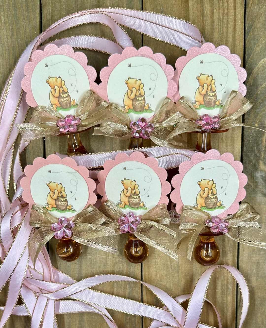Baby Shower Decorated Pacifiers for Baby Shower Game 12 Pcs Party Favor ...